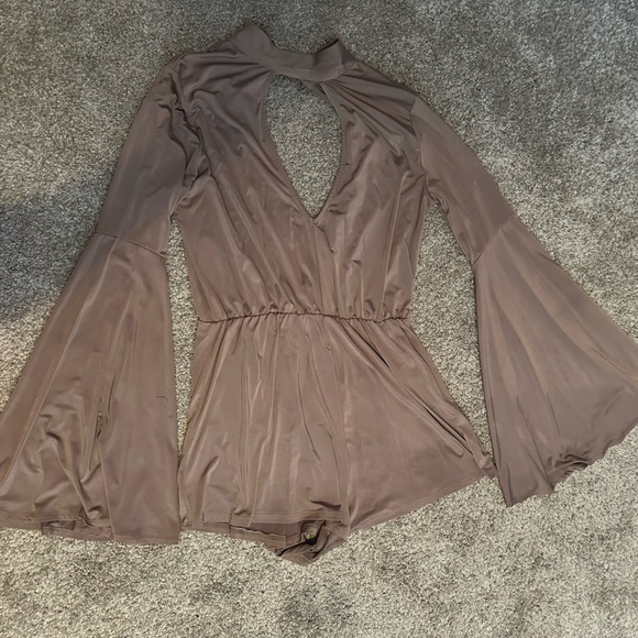 Dresses | Satin Romper | Poshmark